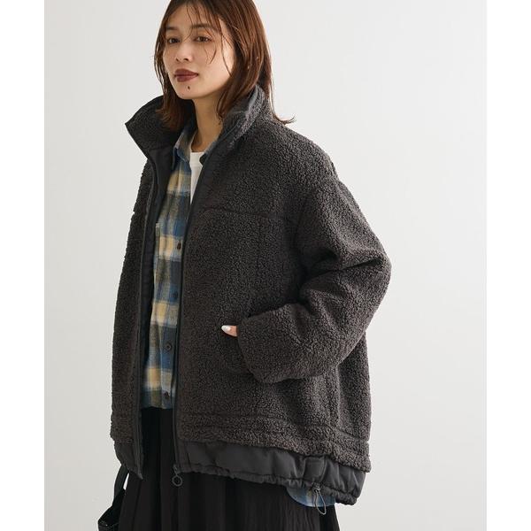 『タイムセール実施中』ZOZO問い合わせ番号:100176036ショップ:Green Parks，グリーンパークスブランド:Green Parks，グリーンパークス商品名:異素材コンビスタンドボアブルゾンカテゴリ:ジャケット/アウター&gt...