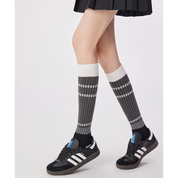 『タイムセール実施中』※このアイテムは返品・交換対象外商品です。ZOZO問い合わせ番号:100176060ショップ:chuclla，チュクラブランド:SANSeLF，サンセルフ商品名:【SANSeLF】 ボーダーリブレトロソックス saa2...