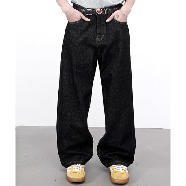 『タイムセール実施中』ZOZO問い合わせ番号:100176309ショップ:BUFFALO BOBS，バッファローボブズブランド:JOHNNY WOLF，ジョニーウルフ商品名:BALDER リジッド ワイドバギー ストレート デニムパンツカテ...