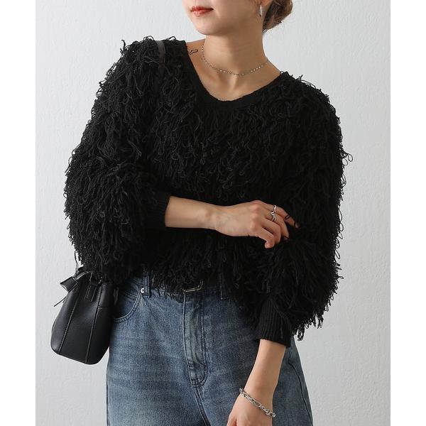 『セール実施中』ZOZO問い合わせ番号:100176383ショップ:COLONY 2139，コロニー トゥーワンスリーナインブランド:COLONY 2139，コロニートゥーワンスリーナイン商品名:2WAYループフリンジニットカテゴリ:トップ...