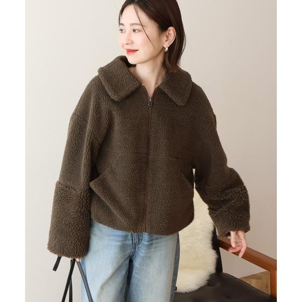 『タイムセール実施中』ZOZO問い合わせ番号:100178891ショップ:AMERICAN HOLIC，アメリカンホリックブランド:AMERICAN HOLIC，アメリカンホリック商品名:衿付きボアブルゾンカテゴリ:ジャケット/アウター&g...