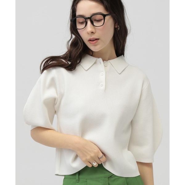 『セール実施中』参考価格：6，050円発売時期：2023年06月コンディション：C（やや使用感あり）使用感があり、やや気になる傷や汚れがあるアイテム後身頃：汚れ参考商品名：SALOON(サルーン)/ニットポロショートトップス参考品番：198...