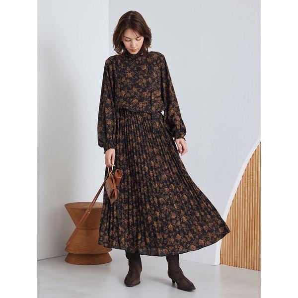 『セール実施中』ZOZO問い合わせ番号:100223785ショップ:Mila Owen，ミラ オーウェンブランド:Mila Owen，ミラオーウェン商品名:フラワープリントプリーツスカートカテゴリ:スカート>スカートブランド品番:09...