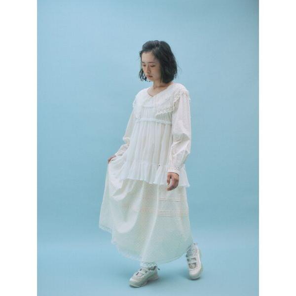 『タイムセール実施中』ZOZO問い合わせ番号:100224082ショップ:merry jenny，メリージェニーブランド:merry jenny，メリージェニー商品名:airy lace collarワンピースカテゴリ:ワンピース/ドレス&...