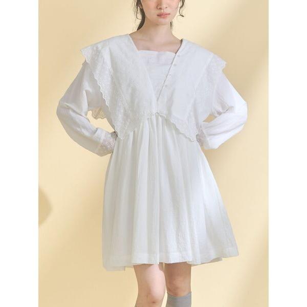 ZOZO問い合わせ番号:100224106ショップ:merry jenny，メリージェニーブランド:merry jenny，メリージェニー商品名:セーラーカラーミニワンピースカテゴリ:ワンピース/ドレス>ワンピースブランド品番:282...