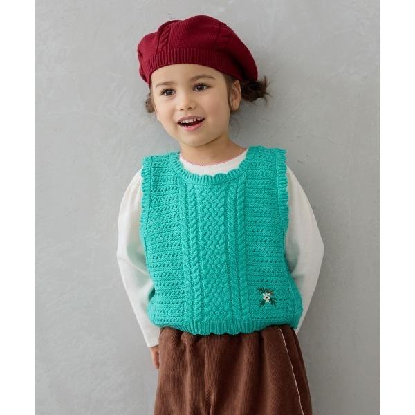 『セール実施中』ZOZO問い合わせ番号:100224917ショップ:moimoln，モイモルンブランド:moimoln，モイモルン商品名:フラワー刺繍ビスチェニットベストカテゴリ:トップス>ベストブランド品番:M254VEB31P素材...