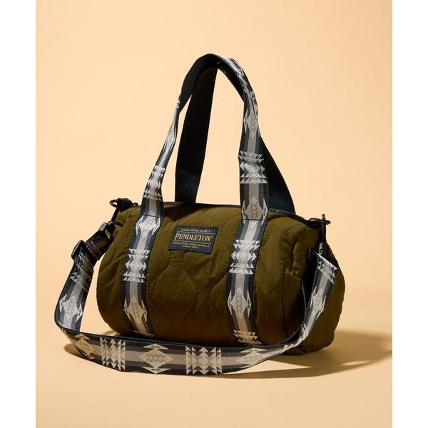 『セール実施中』ZOZO問い合わせ番号:100225955ショップ:THE BAREFOOT，ザ ベアフットブランド:PENDLETON，ペンドルトン商品名:【 PENDLETON / ペンドルトン 】キルティング2WAYミニドラムバッグカ...