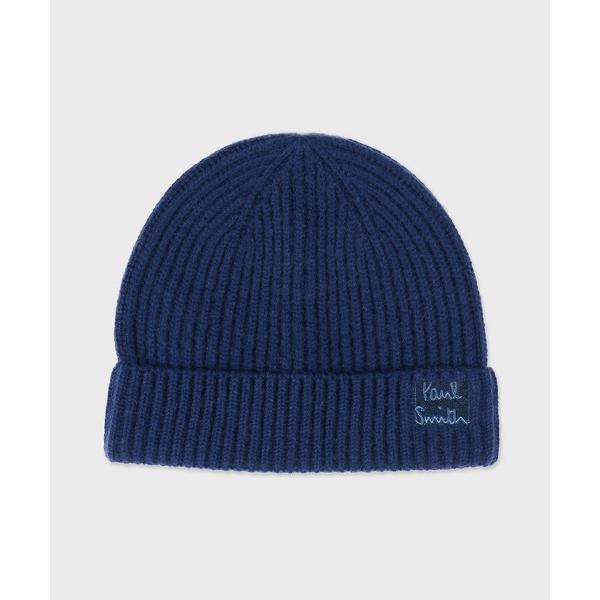 ZOZO問い合わせ番号:100226210ショップ:Paul Smith，ポール・スミスブランド:Paul Smith，ポールスミス商品名:“Cropped Logo” ニットキャップ【250309 CBEAN】カテゴリ:帽子>ニット...