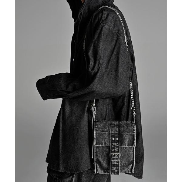 ZOZO問い合わせ番号:100234236ショップ:ADRER，アドラーブランド:ADRER，アドラー商品名:Vintage Denim Shoulder Bag / ヴィンテージデニムショルダーバッグカテゴリ:バッグ>ショルダーバッ...