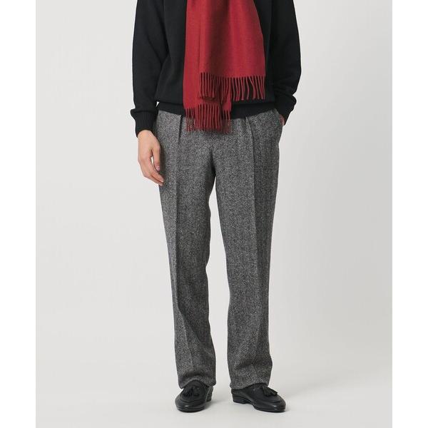 『セール実施中』ZOZO問い合わせ番号:100266974ショップ:UNITED ARROWS，ユナイテッドアローズブランド:UNITED ARROWS，ユナイテッドアローズ商品名:ヘリンボーンツイード 1プリーツ スラックスカテゴリ:パン...