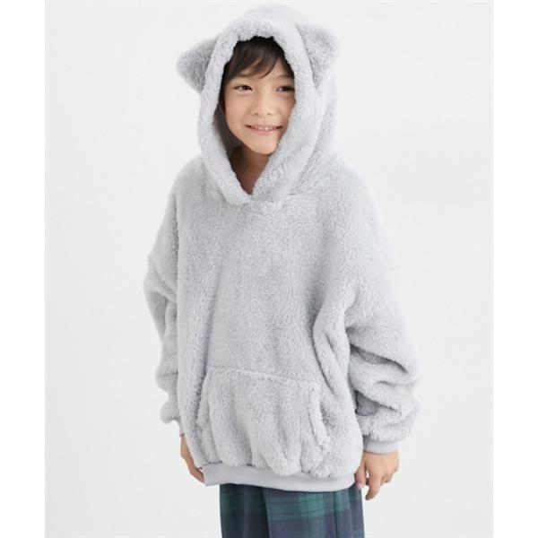 『タイムセール実施中』ZOZO問い合わせ番号:100273341ショップ:nissen，ニッセンブランド:QUNTSTYLE，キュントスタイル商品名:アニマル耳　ボアパーカートレーナーカテゴリ:トップス>スウェットブランド品番:CIJ...