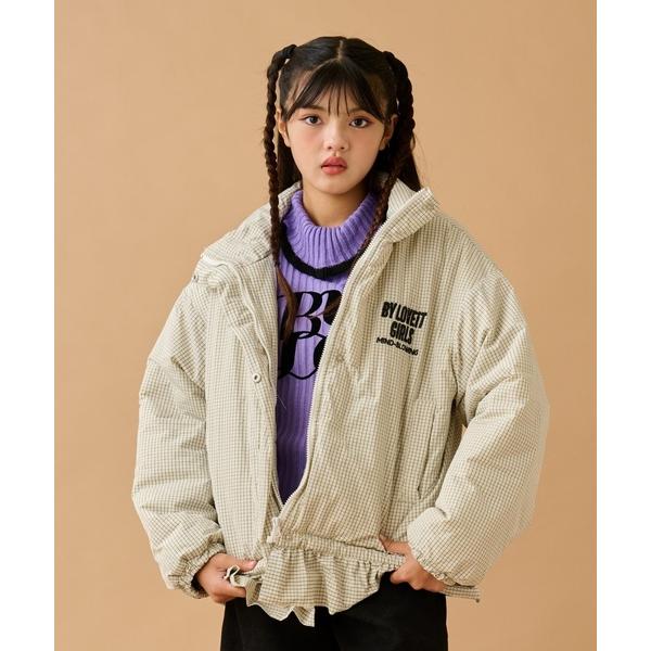 『セール実施中』ZOZO問い合わせ番号:100308286ショップ:NARUMIYA ONLINE，ナルミヤ オンラインブランド:by LOVEiT，バイラビット商品名:裾フリル中綿ブルゾンカテゴリ:ジャケット/アウター>ダウンジャケ...