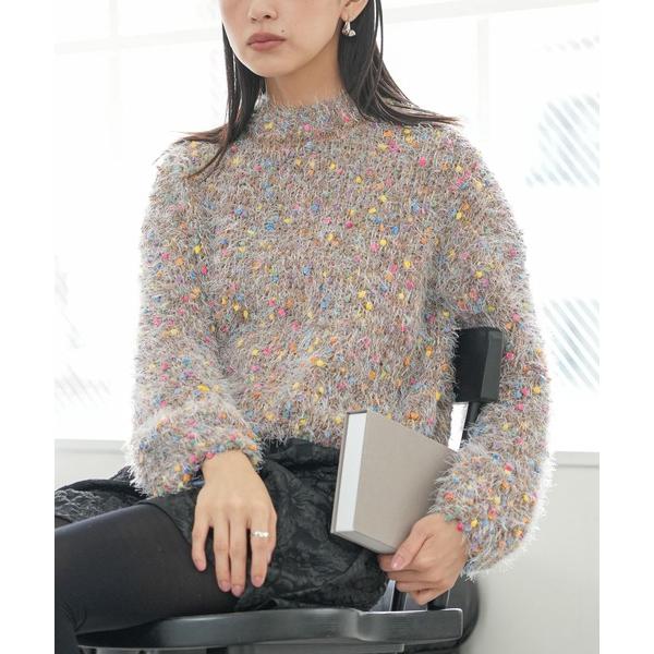 『タイムセール実施中』ZOZO問い合わせ番号:100311570ショップ:mili an deni，ミリアンデニブランド:mili an deni，ミリアンデニ商品名:ミックスヤーンシャギーニットプルオーバーカテゴリ:トップス>ニット...