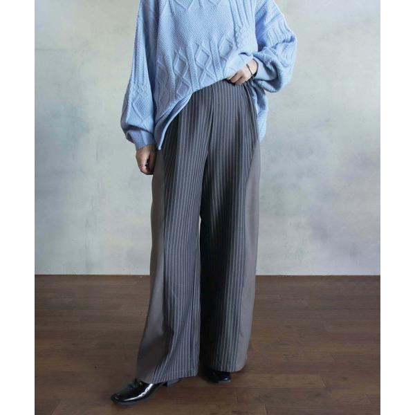 『セール実施中』ZOZO問い合わせ番号:100312109ショップ:BITTOKO，ビットコブランド:kese-moi，ケセモイ，BITTOKO，ビットコ商品名:カーブコンビワイドパンツカテゴリ:パンツ>スラックスブランド品番:511...