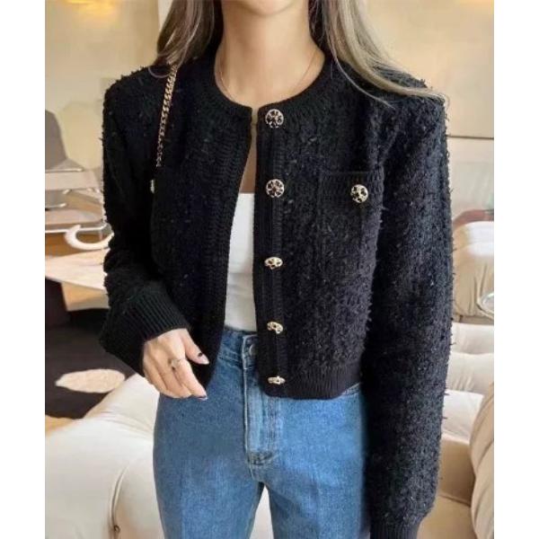 ZOZO問い合わせ番号:100315086ショップ:CELENA，セレナブランド:ampm，エーエムピーエム商品名:ツイードライクシャイニーニットカーディガンカテゴリ:ジャケット/アウター>テーラードジャケットブランド品番:KME-2...