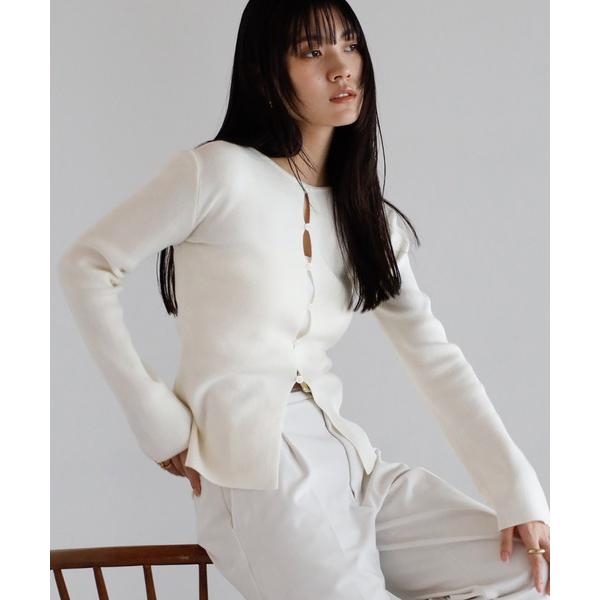 『タイムセール実施中』ZOZO問い合わせ番号:100345847ショップ:Bonjour Sagan，ボンジュールサガンブランド:ENC，エンク，Bonjour Sagan，ボンジュールサガン商品名:front holed knit / フ...