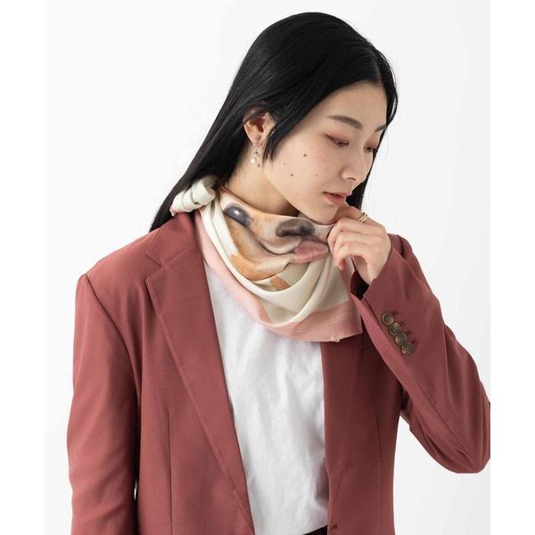 『タイムセール実施中』ZOZO問い合わせ番号:100345898ショップ:ABBEY MARKET，アビーマーケットブランド:Jubilee，ジュビリー商品名:《32柄》 犬・猫 アニマル柄 大判サテンスカーフ 90x90cmカテゴリ:財布...