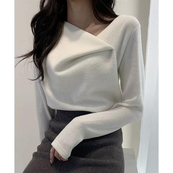 『タイムセール実施中』ZOZO問い合わせ番号:100345964ショップ:CELENA，セレナブランド:ampm，エーエムピーエム商品名:ドレープネック ニットプルオーバーカテゴリ:トップス>Tシャツ/カットソーブランド品番:KME-...