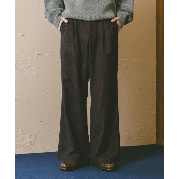 『セール実施中』ZOZO問い合わせ番号:100346040ショップ:RAGEBLUE，レイジブルーブランド:RAGEBLUE，レイジブルー商品名:TRストレッチ/ピンストライプワイドパンツカテゴリ:パンツ>スラックスブランド品番:24...