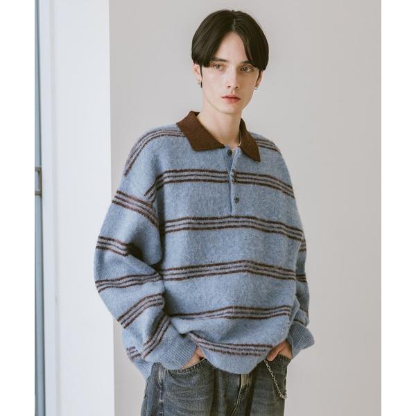 『セール実施中』ZOZO問い合わせ番号:100346124ショップ:RAGEBLUE，レイジブルーブランド:RAGEBLUE，レイジブルー商品名:WOOLYガラニットポロカテゴリ:トップス>ポロシャツブランド品番:632282素材:ポ...