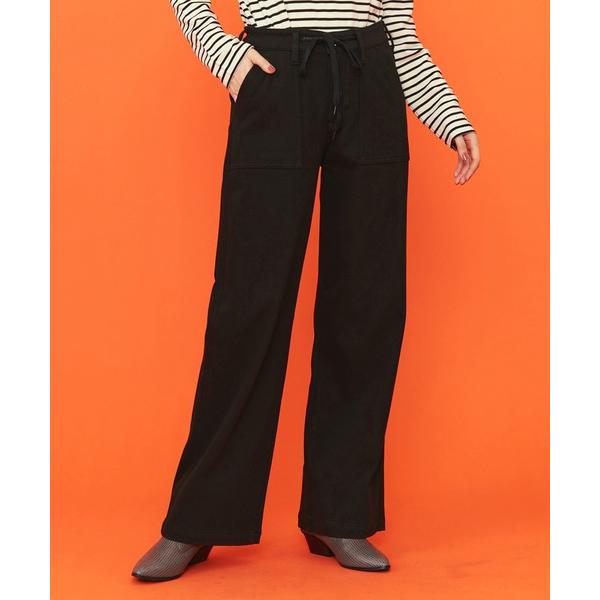 『セール実施中』ZOZO問い合わせ番号:100346299ショップ:EDWIN，エドウインブランド:EDWIN，エドウィン商品名:EDWIN LADIES ジャージーズ イージーベイカーワイドデニムパンツ【暖】カテゴリ:パンツ>デニム...