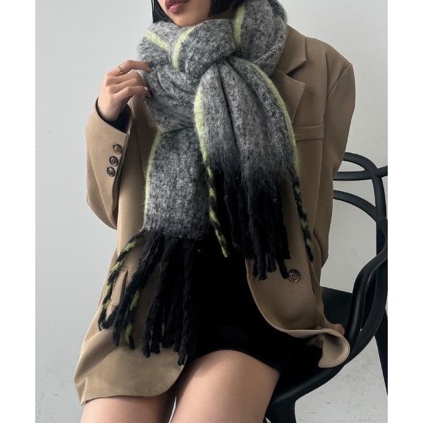 ZOZO問い合わせ番号:100347362ショップ:Auntie Rosa，アンティローザブランド:SEN TOKYO，セントーキョー商品名:バイカラーボリュームマフラーカテゴリ:ファッション雑貨>マフラーブランド品番:SYANR25...