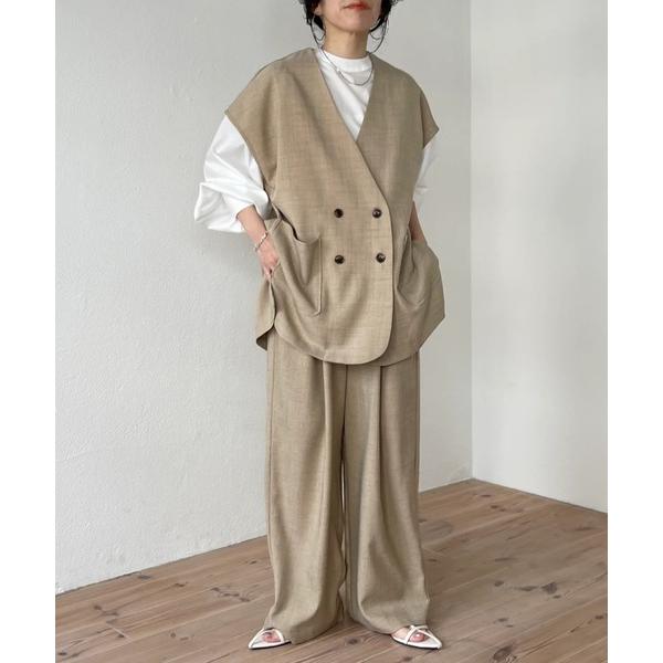 参考価格：11，980円発売時期：2024年06月コンディション：A（使用感なし）数回使用した程度で使用感が感じられないアイテム参考商品名：【2点SET】mannish vest set up / マニッシュベストセットアップ参考品番：w0...