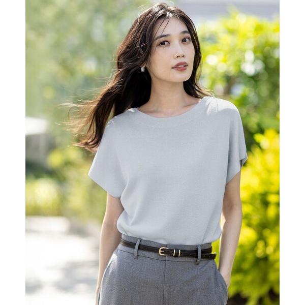 参考価格：5，991円発売時期：2025年04月コンディション：S（新品同様）タグ付きの未使用、または新品同様のアイテム付属品：タグ参考商品名：ビューティクール フレンチ ニットＴ参考品番：KRWPGM0502【商品に関する注意事項】・こち...