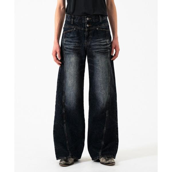 ZOZO問い合わせ番号:100377881ショップ:BROKEN BASE，ブロークンベースブランド:Camphor wood，カンファーウッド商品名:CRUSH FADE SIDE SEEM BOOTS CUT JEANS / クラッシュ...