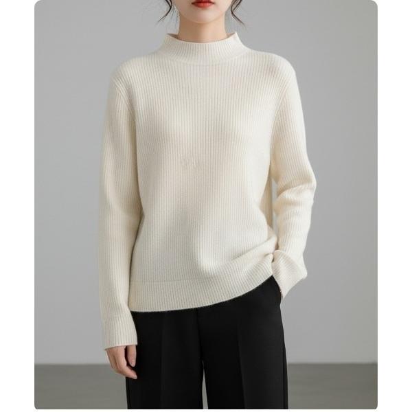 『タイムセール実施中』ZOZO問い合わせ番号:100377904ショップ:Bonjour Sagan，ボンジュールサガンブランド:I.O.E，アイオイ商品名:もっちりタッチ・モックネックリブニット（裏起毛）カテゴリ:トップス>ニット/...