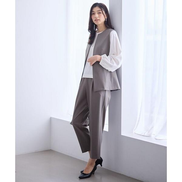 ZOZO問い合わせ番号:100378616ショップ:ANY，エニィブランド:ANY，エニィ商品名:【3SET】きちんと見え3点コーデセット（ブラウス＋ジレ＋パンツ）カテゴリ:ジャケット/アウター>セットアップブランド品番:OPFXLS...