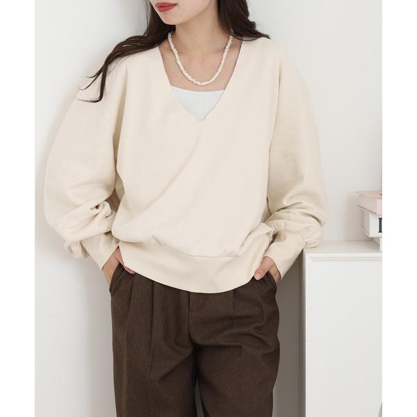 『タイムセール実施中』ZOZO問い合わせ番号:100378882ショップ:FUNALIVE，ファンアライブブランド:OMNES，オムネス，FUNALIVE，ファンアライブ商品名:裏毛スウェットVネックプルオーバーカテゴリ:トップス>ス...