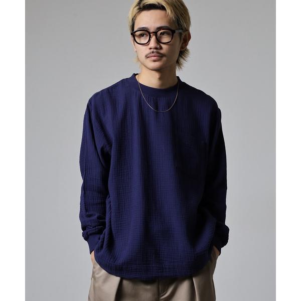 『タイムセール実施中』ZOZO問い合わせ番号:100378946ショップ:FUNALIVE，ファンアライブブランド:OMNES，オムネス，FUNALIVE，ファンアライブ商品名:ダブルガーゼポケット付き長袖Tシャツカテゴリ:トップス>...