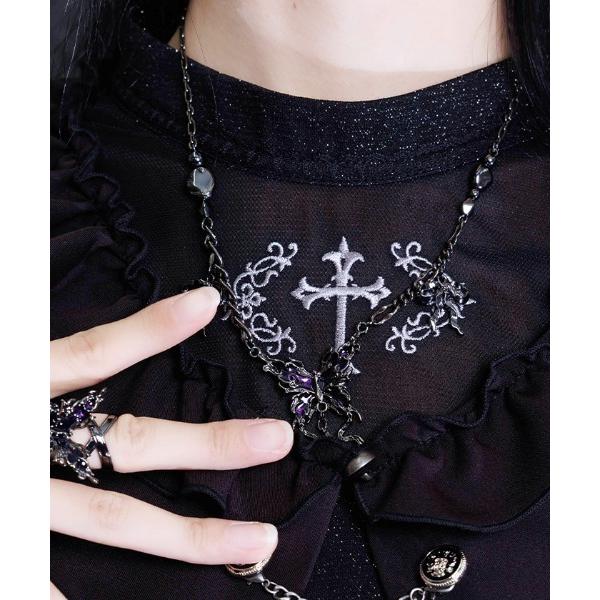 『セール実施中』ZOZO問い合わせ番号:100379091ショップ:axes femme，アクシーズファムブランド:NIBBLE POISON，ニブルポイズン商品名:ナイトメアリボンネックレスカテゴリ:アクセサリー>ネックレスブランド...