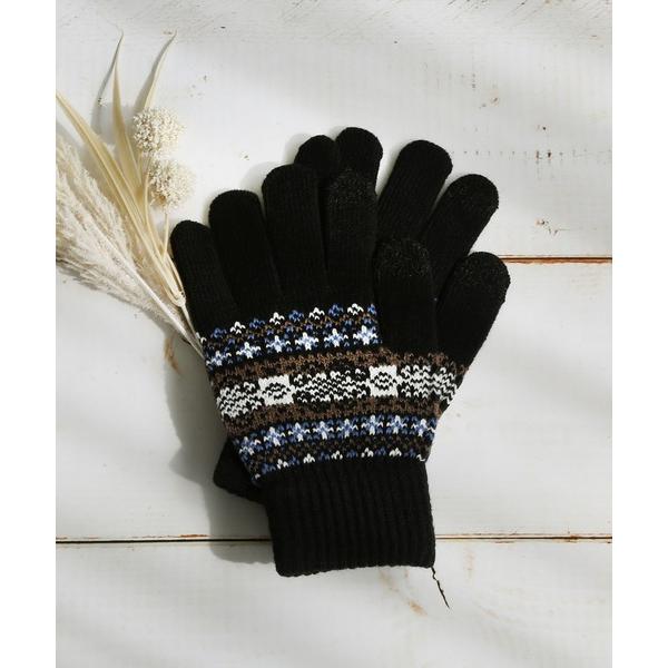 『タイムセール実施中』ZOZO問い合わせ番号:100379190ショップ:collecala，コレカラブランド:colleca la，コレカラ商品名:ノルディック柄ニットグローブ/手袋［スマホ対応］カテゴリ:ファッション雑貨>手袋ブラ...