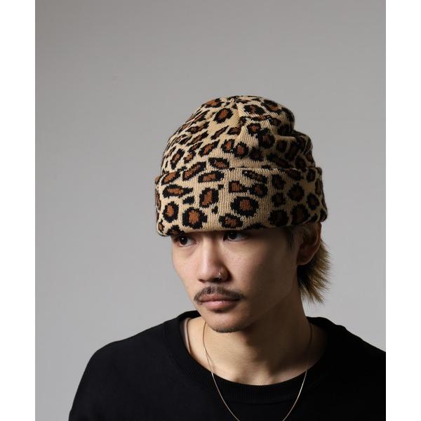 ZOZO問い合わせ番号:100379378ショップ:FUNALIVE，ファンアライブブランド:TESTIFY，テスティファイ，FUNALIVE，ファンアライブ商品名:レオパードウォッチカテゴリ:帽子>ニットキャップ/ビーニーブランド品...