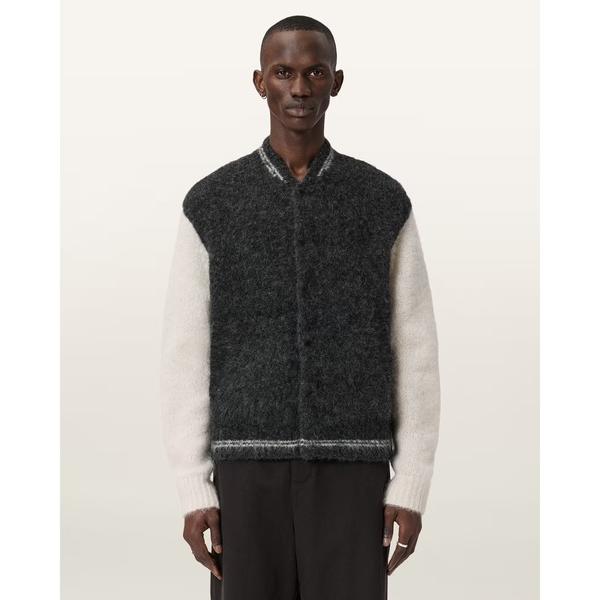 『セール実施中』ZOZO問い合わせ番号:100379868ショップ:ALLSAINTS，オールセインツブランド:ALLSAINTS，オールセインツ商品名:JAQUE OVERSIZED VARSITY CARDIGAN | JAQUE オー...