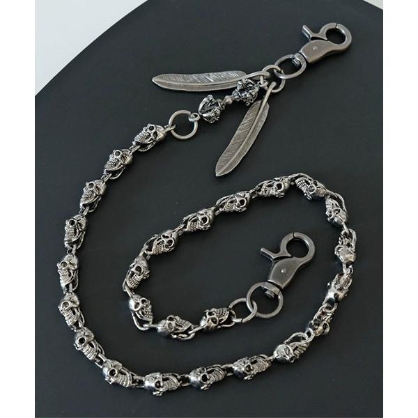 ZOZO問い合わせ番号:100379902ショップ:NO WAY，ノー ウェイブランド:NO WAY，ノーウェイ商品名:/Bz/スカル＆ウイングウォレットチェーン(SK)カテゴリ:財布/小物>ウォレットチェーンブランド品番:SKG01...