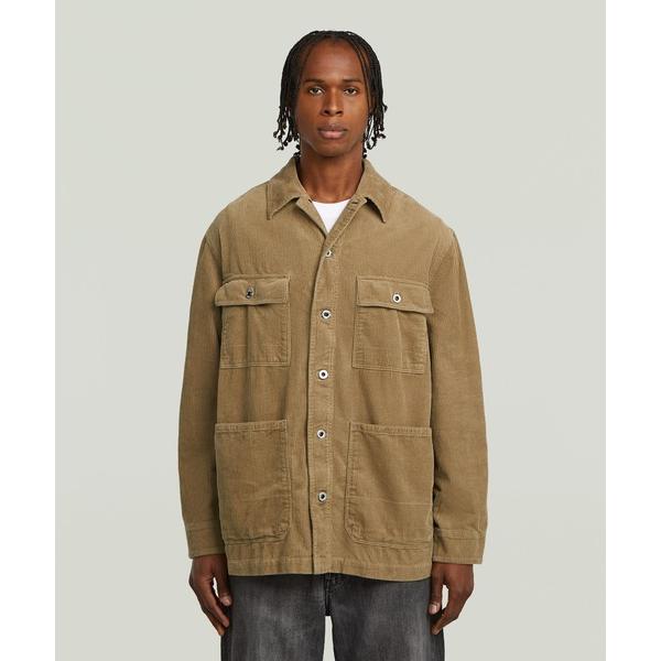 『タイムセール実施中』ZOZO問い合わせ番号:100380682ショップ:G-STAR RAW，ジースター・ロゥブランド:G-STAR，ジースター商品名:CHORE JACKET/チョアジャケット/ヴィンテージライクウォッシュド加工コーデュ...