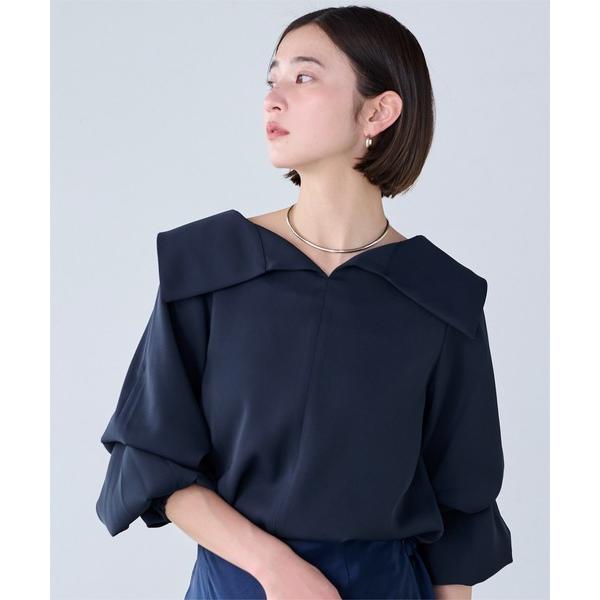 ZOZO問い合わせ番号:100380836ショップ:ur's，ユアーズブランド:ur's，ユアーズ商品名:3wayワイド襟ブラウスカテゴリ:トップス>シャツ/ブラウスブランド品番:BHXN2339素材:ポリエステル 100%原産国:中...