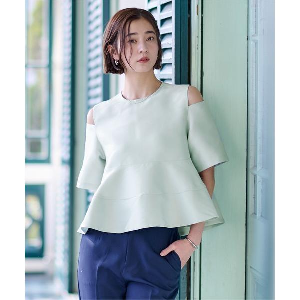 ZOZO問い合わせ番号:100380842ショップ:ur's，ユアーズブランド:ur's，ユアーズ商品名:カットオフショルダーブラウスカテゴリ:トップス>シャツ/ブラウスブランド品番:BHXU2041素材:ポリエステル 100%原産国...