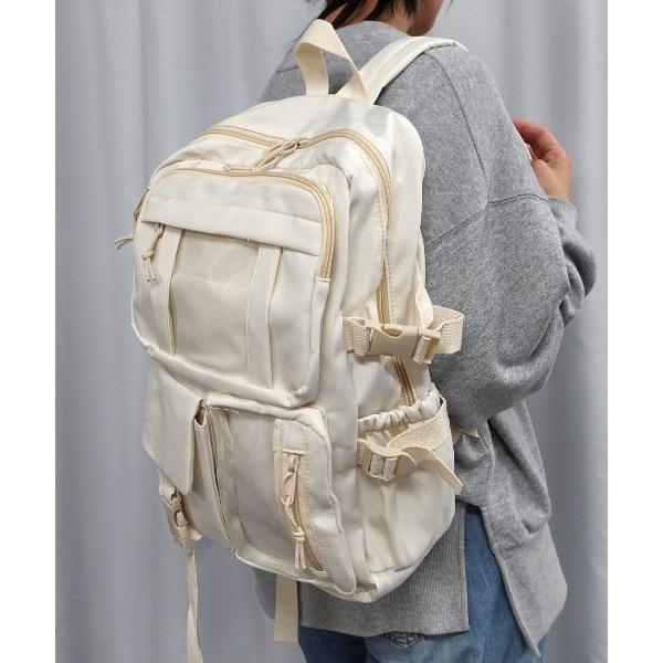 『タイムセール実施中』ZOZO問い合わせ番号:100381185ショップ:CORNERS，コーナーズブランド:Lots of Love，ロッツオブラブ，CORNERS，コーナーズ商品名:【2color】クリアポケットナイロンバックパックカテ...