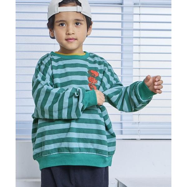 『タイムセール実施中』ZOZO問い合わせ番号:100381684ショップ:MARKEY'S，マーキーズブランド:MARKEY'S，マーキーズ商品名:ボーダーワンポイントプリントスウェットカテゴリ:トップス>スウェットブランド品番:00...