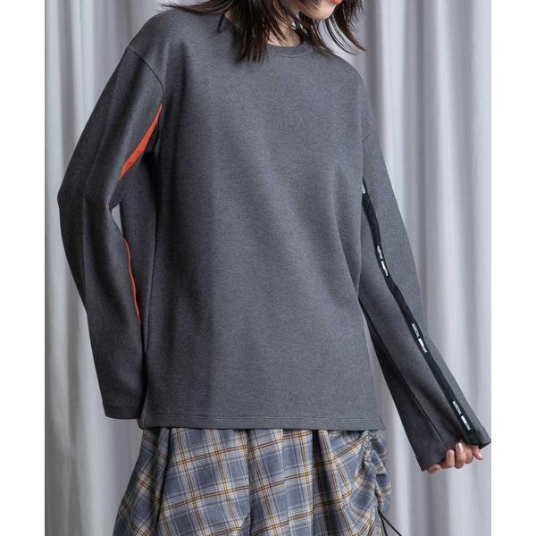 『セール実施中』ZOZO問い合わせ番号:100382173ショップ:MARECHAL TERRE，マルシャルテルブランド:MARECHAL TERRE，マルシャルテル商品名:【ラグウォーム素材】ロゴテープロンTカテゴリ:トップス>Tシ...