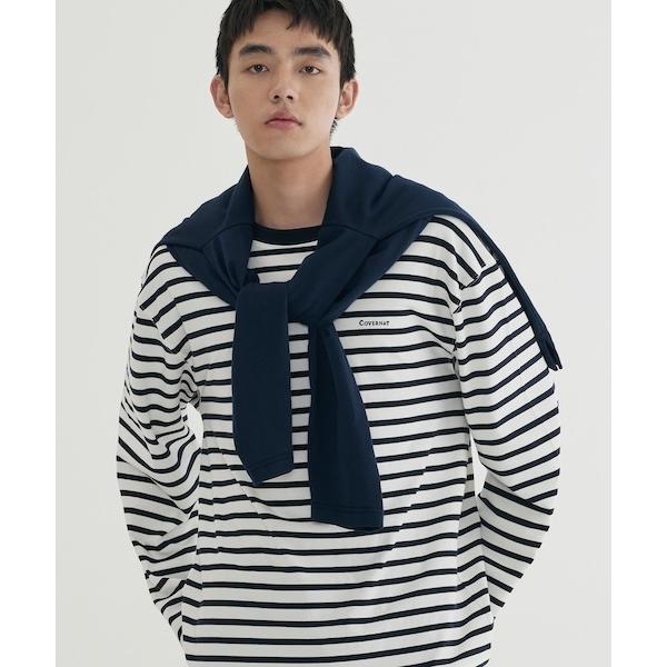 ZOZO問い合わせ番号:100382225ショップ:3rdSpring，サードスプリングブランド:COVERNAT，カバーナット商品名:STRIPE LONG SLEEVEカテゴリ:トップス>Tシャツ/カットソーブランド品番:CO25...