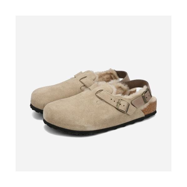 『タイムセール実施中』ZOZO問い合わせ番号:100412453ショップ:KICKS LAB.，キックスラボブランド:BIRKENSTOCK，ビルケンシュトック商品名:BIRKENSTOCK TOKIO SHEARLING SUEDE LE...
