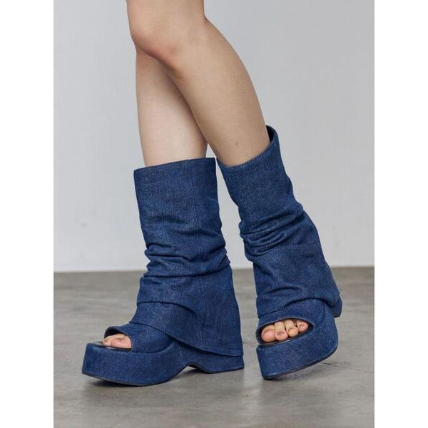 『タイムセール実施中』ZOZO問い合わせ番号:100413827ショップ:EMODA，エモダブランド:EMODA，エモダ商品名:ウェッジヒールカバーサンダルカテゴリ:シューズ>サンダルブランド品番:042621830301素材:アッパ...