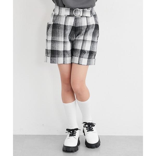 ZOZO問い合わせ番号:100413849ショップ:nissen，ニッセンブランド:QUNTSTYLE，キュントスタイル商品名:【セットアップ可能】ポケットフェイクファーチェック柄ショートパンツカテゴリ:パンツ>その他パンツブランド品...