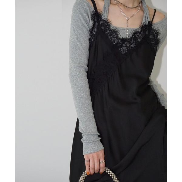 『タイムセール実施中』ZOZO問い合わせ番号:100414067ショップ:chuclla，チュクラブランド:chuclla，チュクラ商品名:アシンメトリーレースキャミチュニック chw26s007カテゴリ:ワンピース/ドレス>ワンピー...