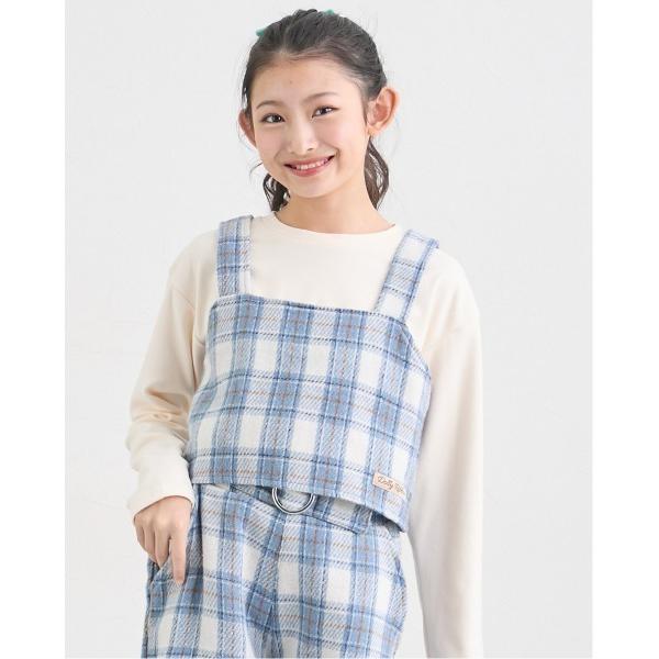 ZOZO問い合わせ番号:100414086ショップ:nissen，ニッセンブランド:QUNTSTYLE，キュントスタイル商品名:【セットアップ可能】２点セット（チェック柄ビスチェ＋ニットソートップス）カテゴリ:トップス>スウェットブラ...